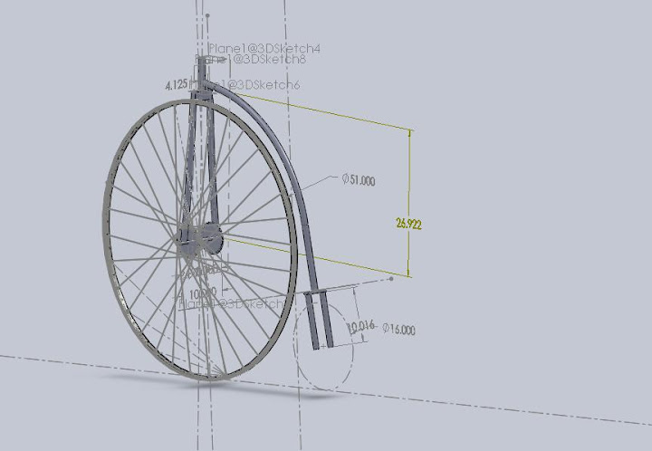 I like bikes (penny farthing build) | Mountain Bike Reviews Forum